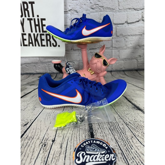 Nike | Shoes | Nike Rival Multi Track Field Spikes Cleats Mens 5 Blue ...
